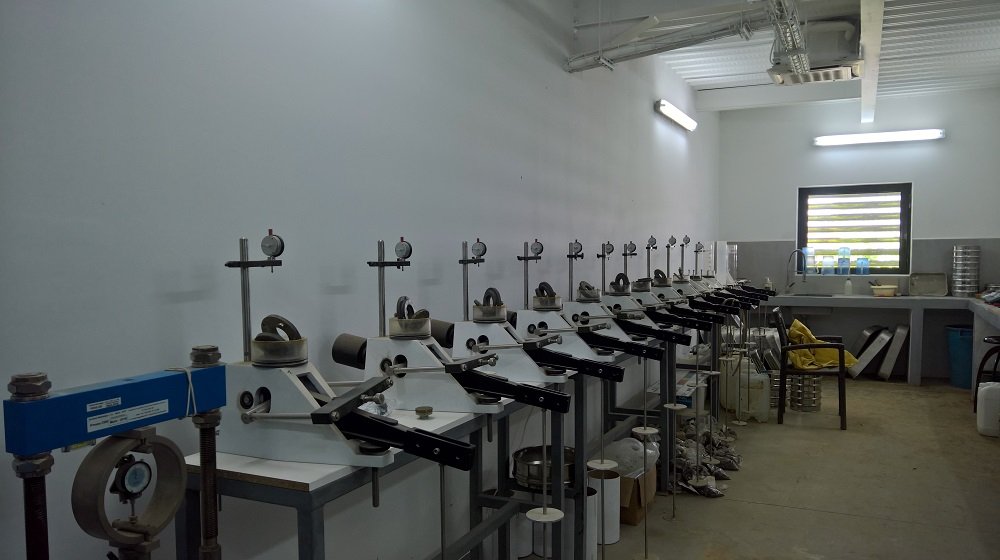 Batis oedometriques - Antilles Géotechnique